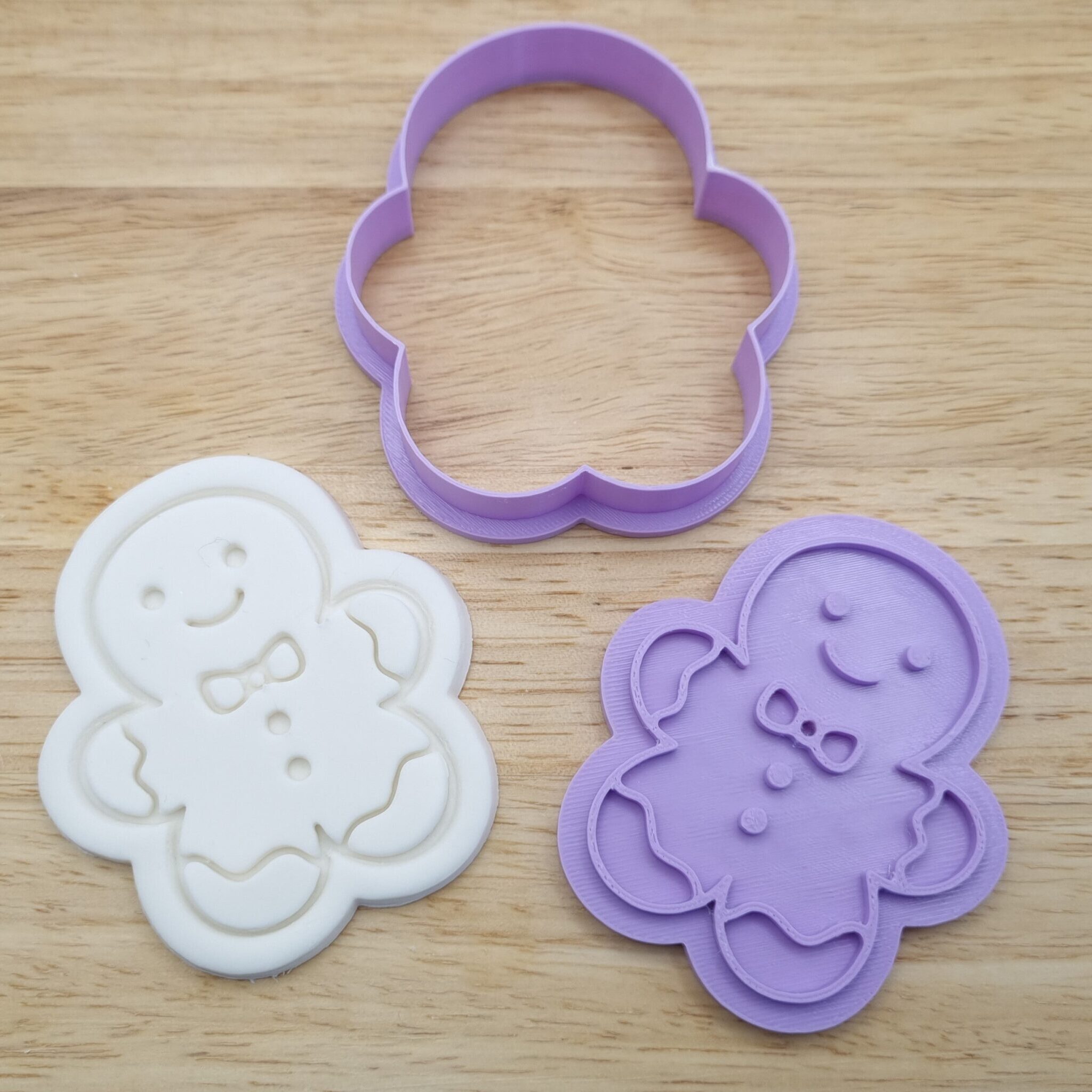 Gingerbread Man Cookie Cutter and Embosser - Cutter Creations